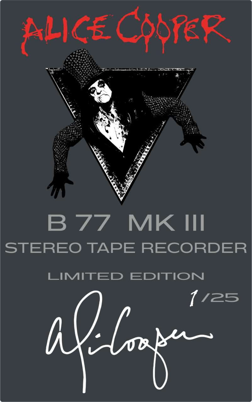 B77 MK III Stereo Tape Recorder - Alice Cooper Limited Edition | Revox ...