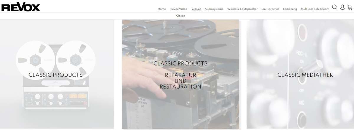 Revox Classics | Revox - experience true studio sound quality